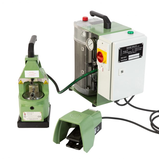 25t Electro-Hydraulic Swaging Press | SAHM SPLICE